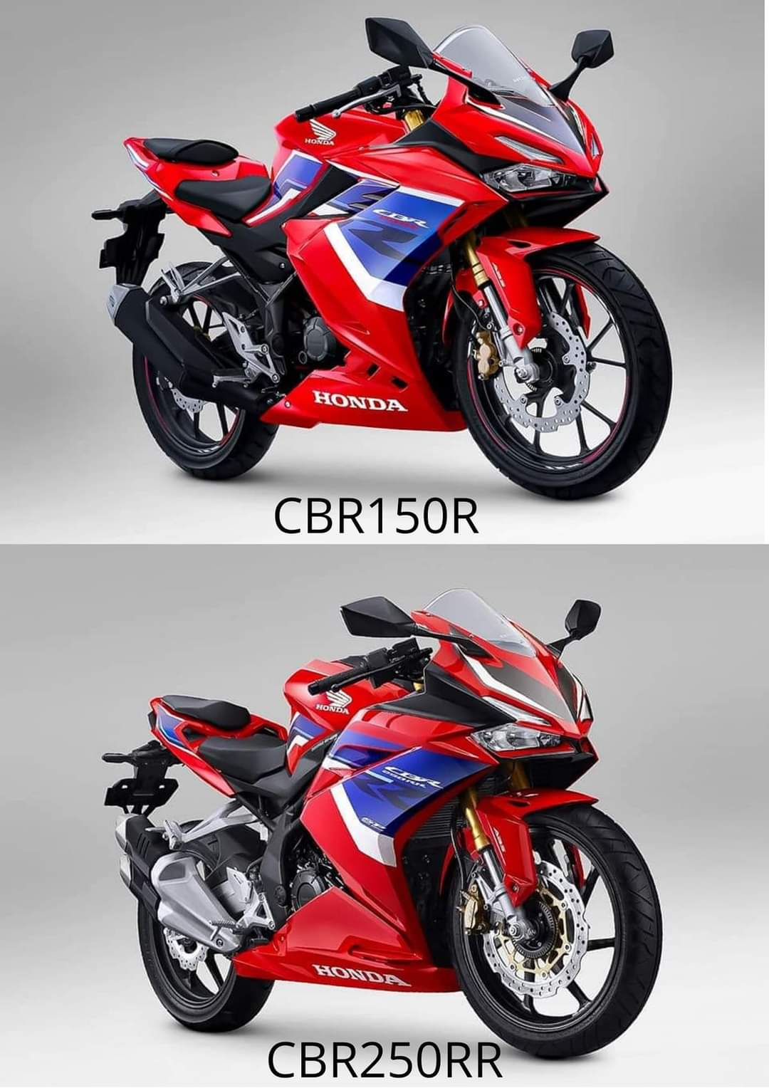 Motor Honda CBR150R dan CBR250RR Dengan Warna Terbaru Tricolor ...